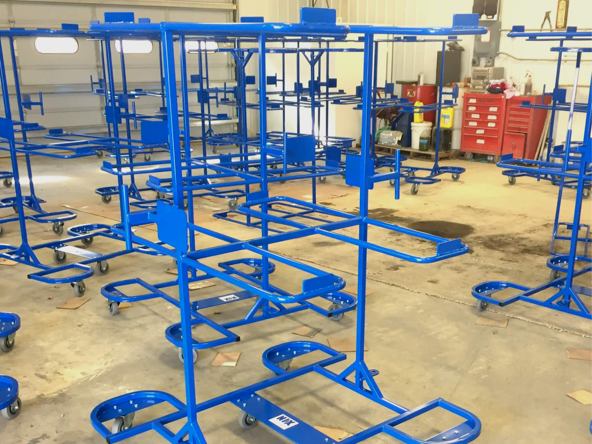 Work In Process Racks - Seat Frame - NIX® Industrial